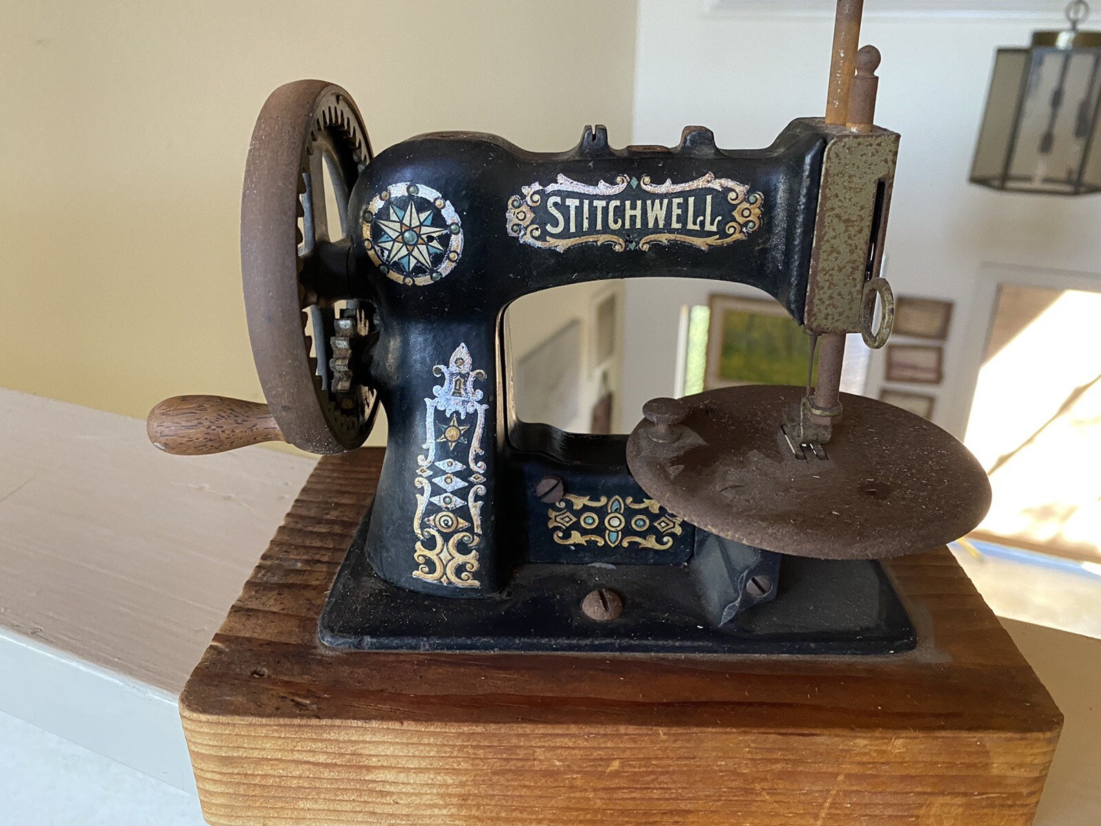 Vintage Stitchwell Childrens Sewing Machine Original | eBay