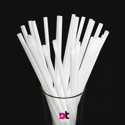 500 Straws Bio - White - Biodegradable 21 Cm / Eco-Friendly Beach Sea ...