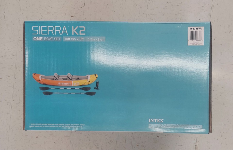 @ Intex Sierra K2 Inflatable 2-Person Kayak with Oars & Pump, 68388WL 🆕 ...