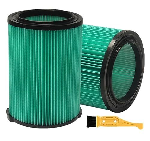 Pack 5-Layer Pleated Replacement Vacuum Filter Compatible for Ridgid 2 ...