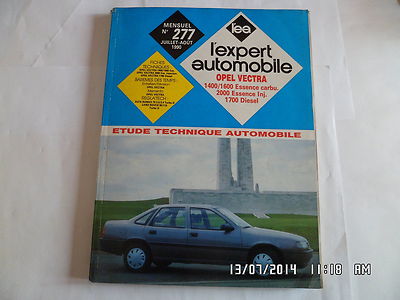 RTA EA OPEL VECTRA 1400/1600 ESSENCE CARBU - 2000 ESS INJ. - 1700 ...