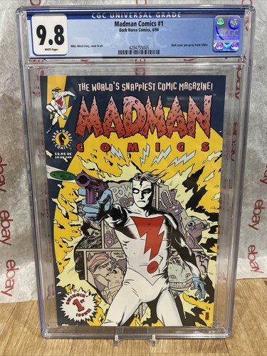 Madman 1 CGC 9.8 1st Solo Title Appearance Frank Einstein Dark horse ...