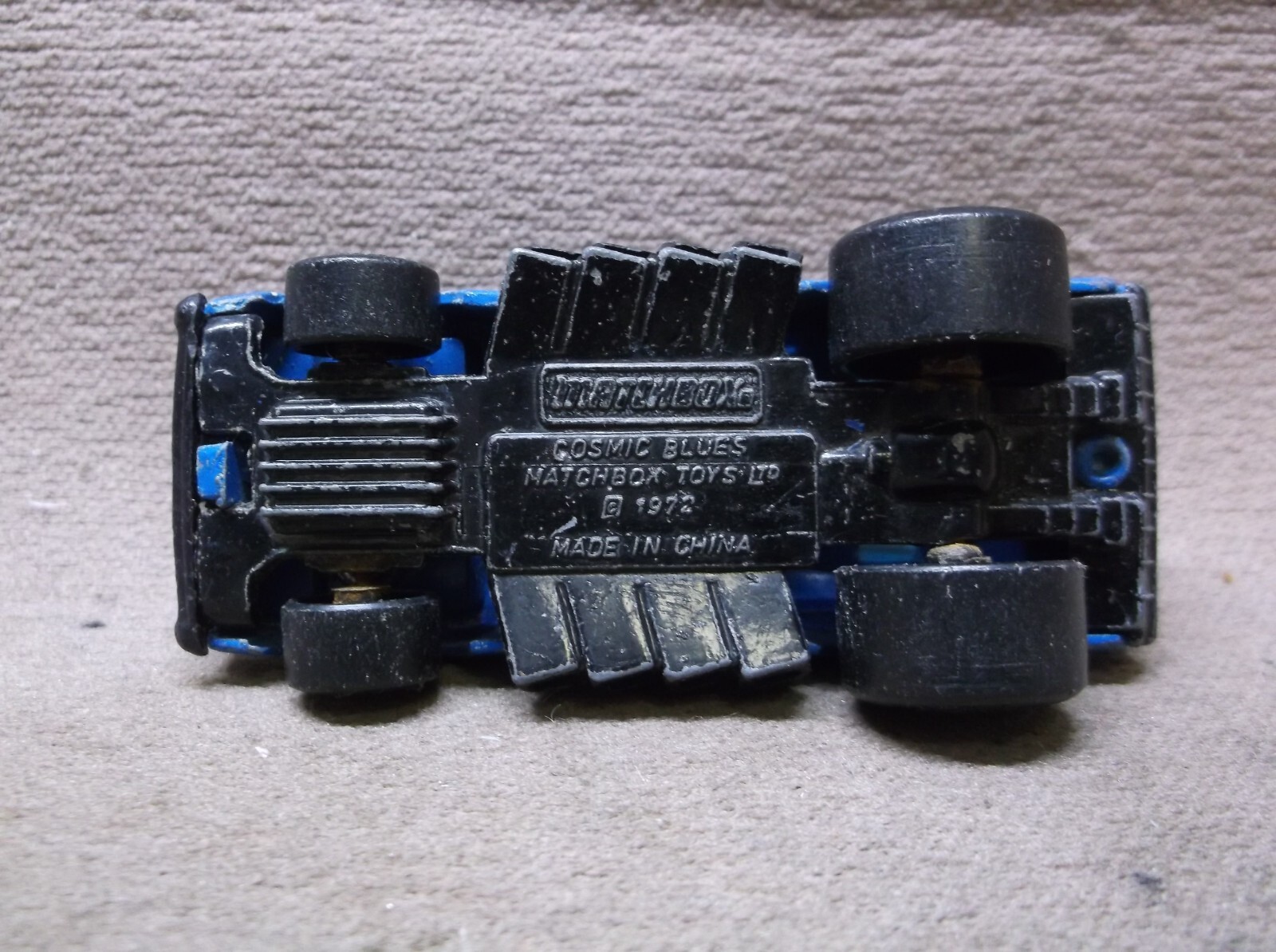 #188 LOOSE BLUE MATCHBOX COSMIC BLUES 1968 DODGE CHARGER OUTLAW STREET ...