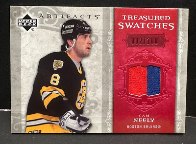 Cam Neely 2006-07 UD Artifacts 2 Color Patch Red #TS-CN Serial # /100 ...