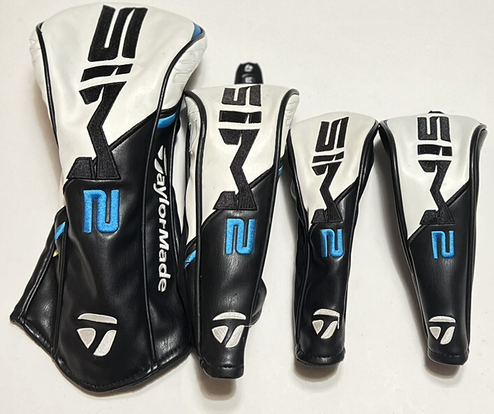 *Taylormade Sim 2 (Driver, Fairway & 2 Hyb) HeadCovers 4pc “SET”9.9/10 ...