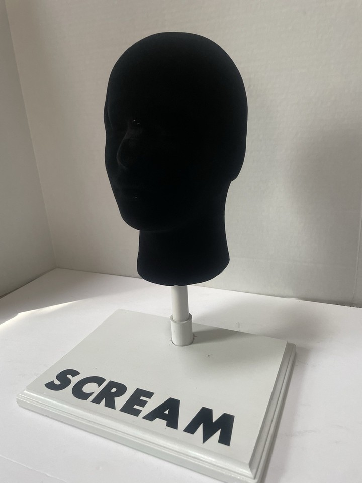 Scream “SnowFace” White Ghostface Mask Display Stand Only *Special ...