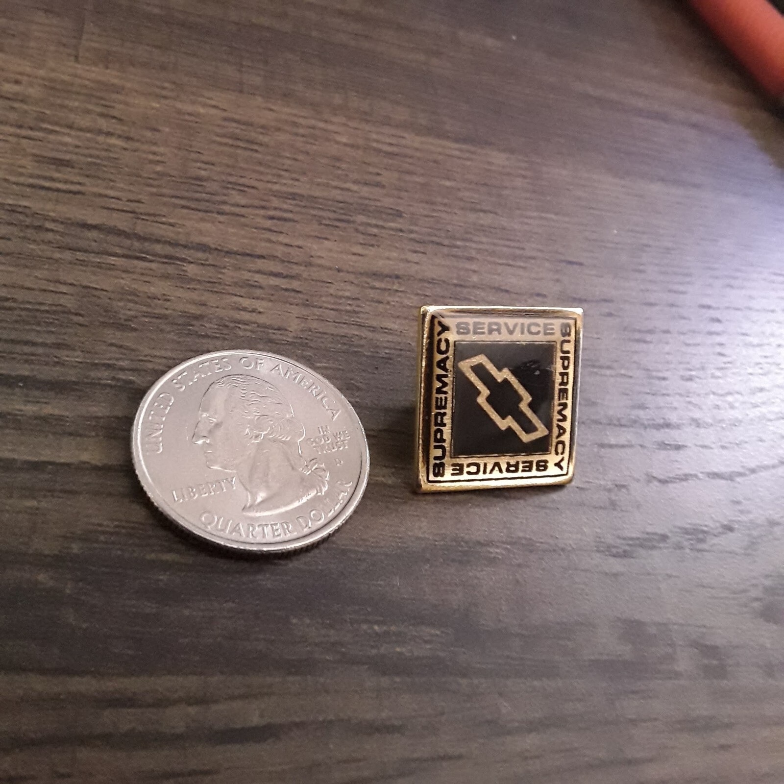 Chevrolet Motors Hat Lapel Pin - Chevy Service Supremacy | eBay