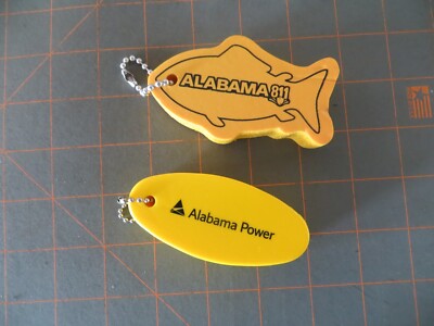 Pair of Alabama Power Floating Key Chains | eBay