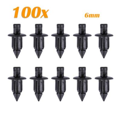 100X Plastic Rivet Bike Fairing Trim Clips For Honda Yamaha Suzuki ...