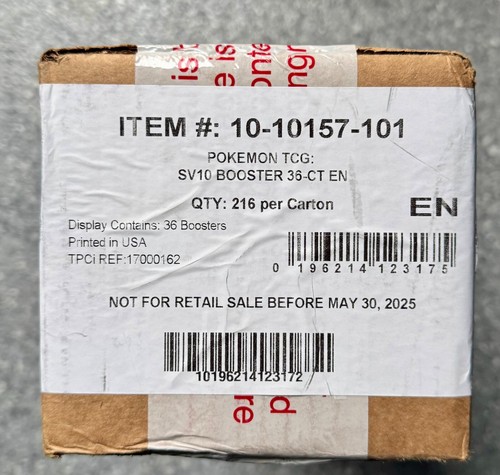 Pokemon Destined Rivals Booster Box Factory Sealed Case | eBay