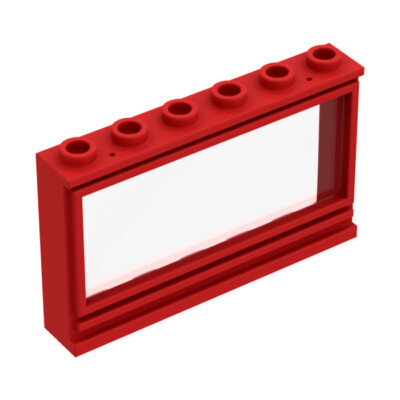 LEGO WINDOW 1X6X3 PANORAMA W/ GLASS (1 PCS) CHOOSE YOUR COLOR 604C01 ...