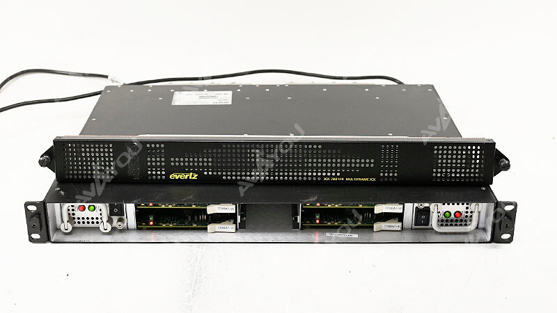 Evertz 7801FR 1RU Frame with (4) 7700DA7-3G 1x7 3G/HD/SDI DA ...