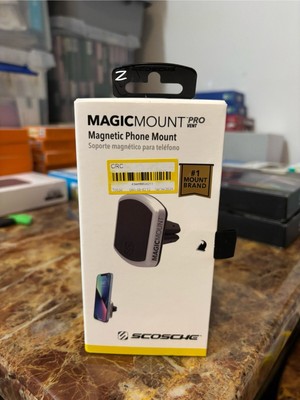 NEW Scosche Magic MOUNT Pro Vent Magnetic Dash phone Mount - Black ...