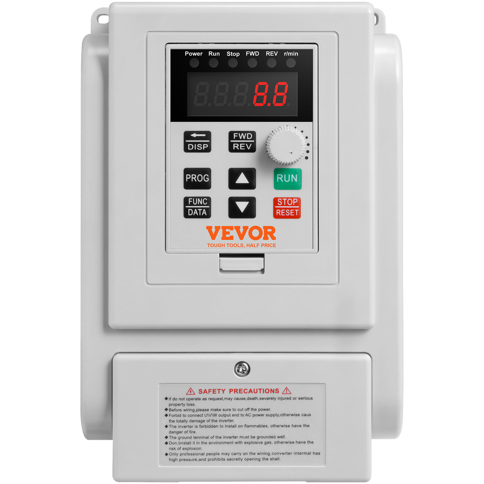 VEVOR 5HP 4KW 220V Variable Frequency Drive VFD for 3-Phase Motor Speed ...