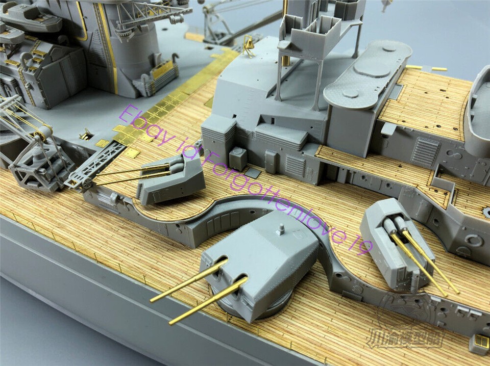 Upgrade Set for Trumpeter 03702 1/200 Scale Bismarck Battle Ship Model ...