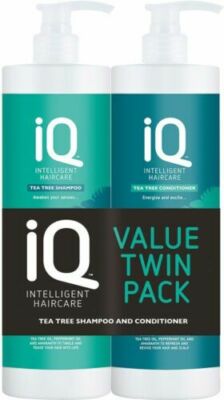 IQ Intelligent Haircare Tea Tree Hair Shampoo + Hair Conditioner 1000ml ...