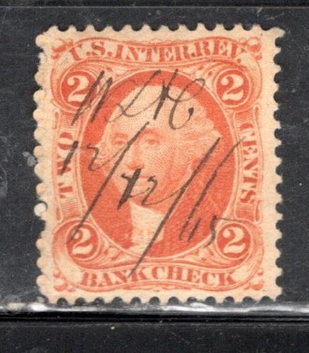 UNITED STATES STAMP BANK CHECK INTERNAL REVENUE PEN CANCEL USED LOT ...