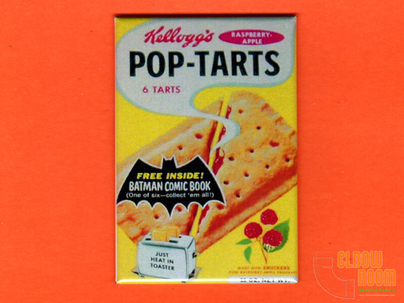 Vintage 1960s Pop Tarts Raspberry Apple box art 2x3" fridge magnet ...