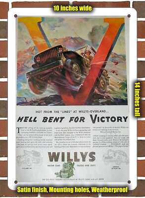 Metal Sign - 1942 Willys Vintage Ad 01 | eBay