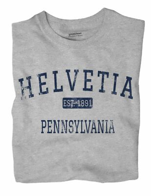 Helvetia Pennsylvania PA T-Shirt EST | eBay