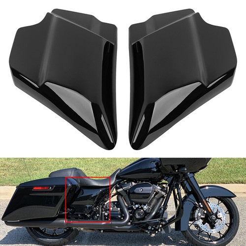 Vivid Black Side Cover Panels For Harley Touring Electra Road Glide ...