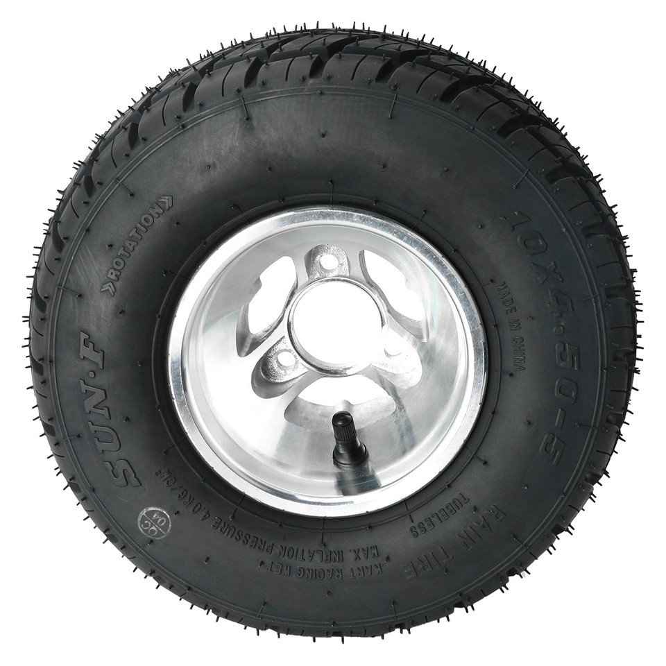 5" Go Kart Wheels Go Kart Tires Rim & Tyre 10X4.50-5 11x7.10-5 Karting ...