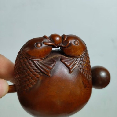 Boxwood Wooden Fish Drum with Mallet Buddhist Temple Instrument | eBay
