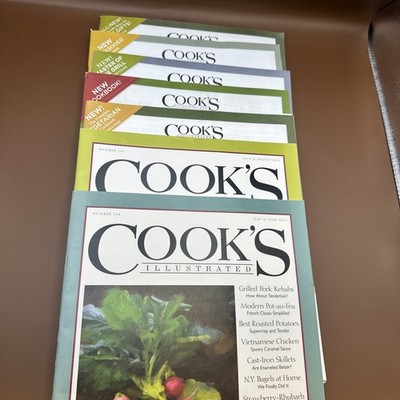 Cook's Illustrated Magazines Lot 7Issues Recipes Culinary Techniques ...
