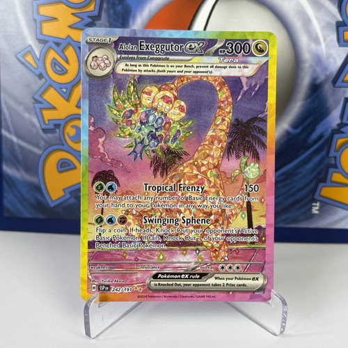 Alolan Exeggutor EX - 242/191 Special Illustration Rare Surging Sparks ...