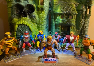 MOTU Stand Masters of The Universe Action Figure Display Vintage Retro ...