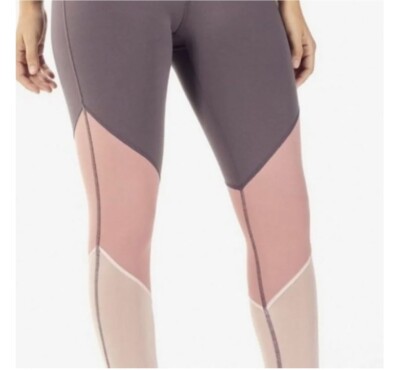 NWT Fabletics Zone High Waisted Legging-Sz L-Rust/Desert Rose/ Pearl ...