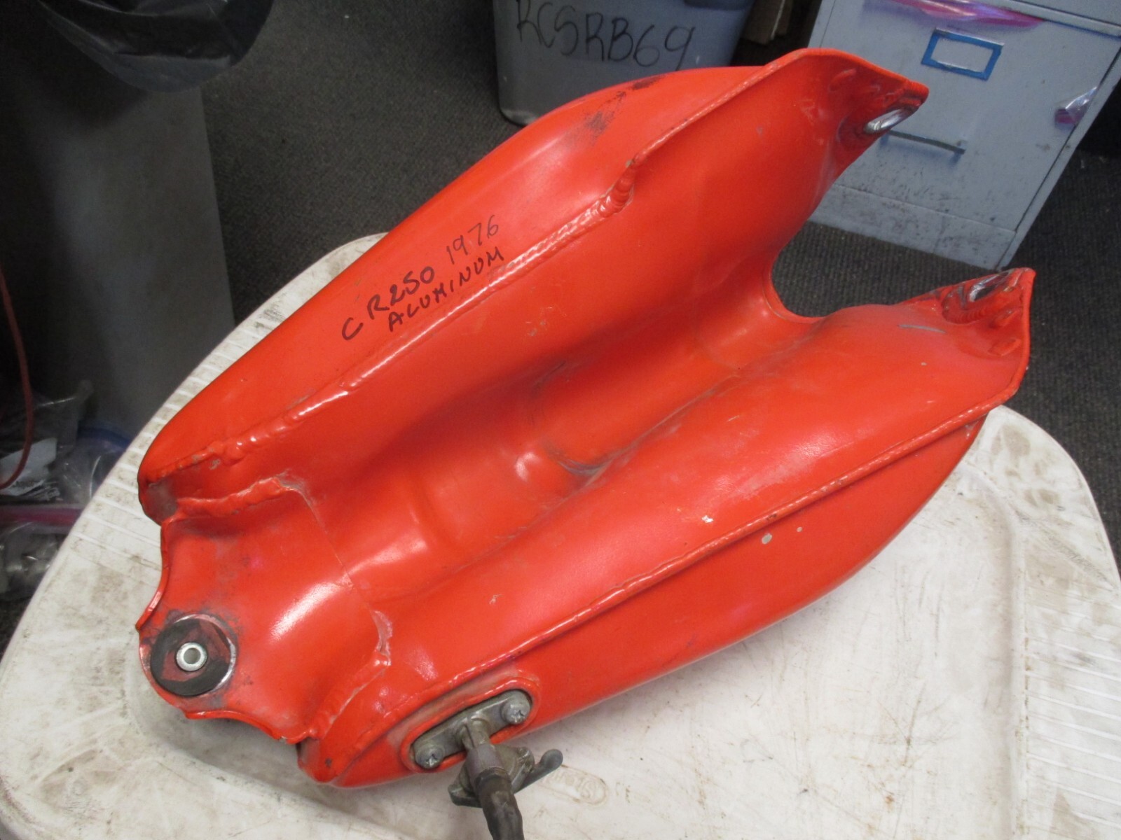 Honda OEM Aluminum Tahitian Red Elsinore Gas Tank *R23* | eBay