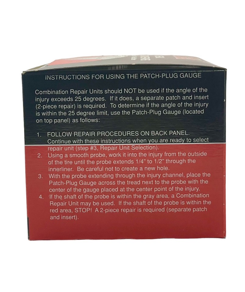 XtraSeal Universal Tire Patch Plug Repair Combo Set 1-3/4”, 1-7/8”, 2-1 ...