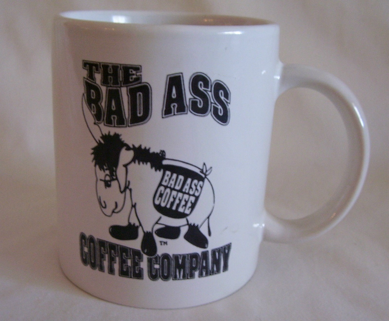 Coffee Cup Mug The Bad ASS Coffee Company Donkey | eBay