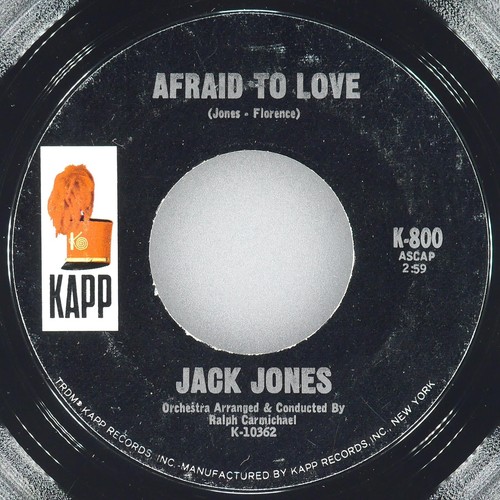 JACK JONES Lady KAPP K-800 EX 45rpm 7" 1966 Ballad | eBay