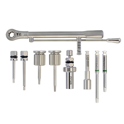 Implant Prosthetic Kit Hiossen Torque Wrench Bar Type Driver Hex 1.2 ...