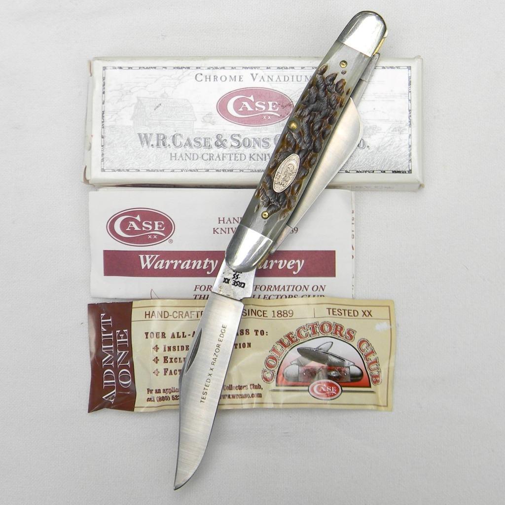 Case XX USA 1989 STOCKMAN 6347 HP SSP pattern 47 knife, jigged bone ...