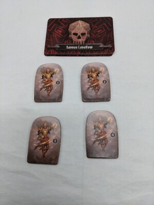 Gloomhaven Savvas Lavaflow Monster Standees And Attack Ability Cards | eBay
