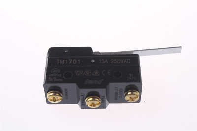 1Pcs TM-1701 15A 250V AC Micro limit switch long lever SPDT Home ...
