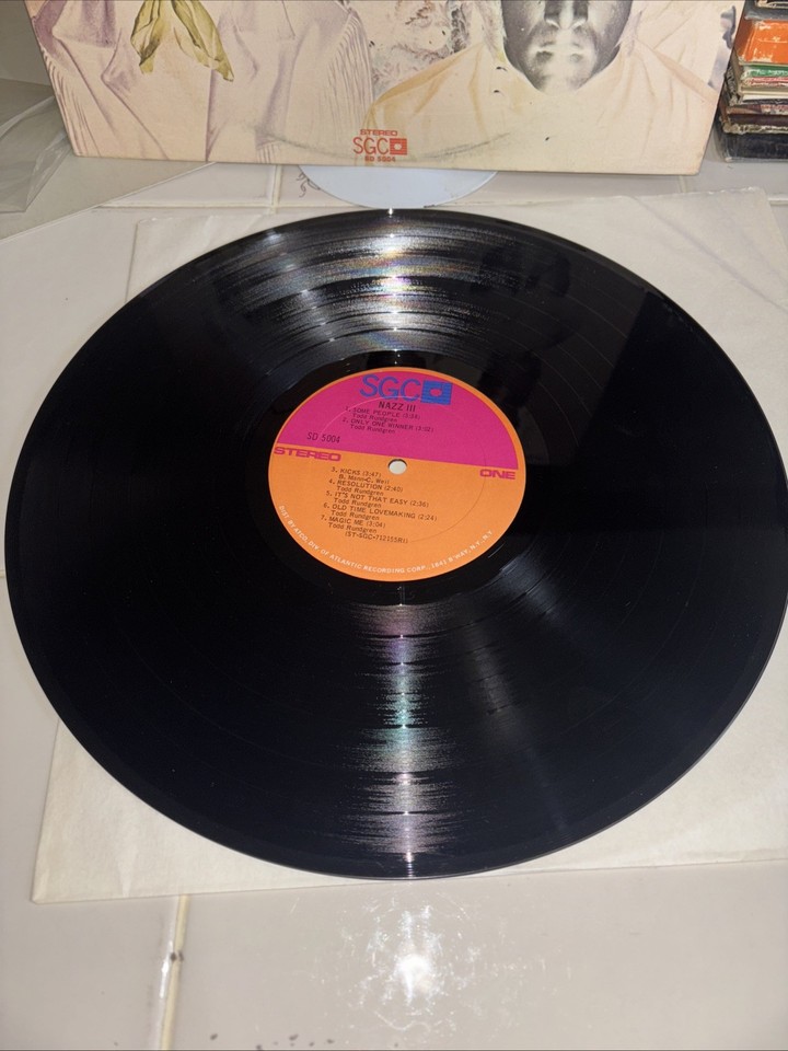 NAZZ “NAZZ III” cut-out LP, 1971 SGC SD5004, 13 tracks, vinyl & cover ...
