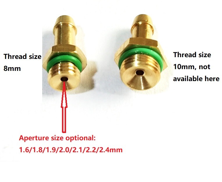 4pcs Set Gas Outlet Nozzles for LPG CNG Gas Injection Rail Injectors | eBay