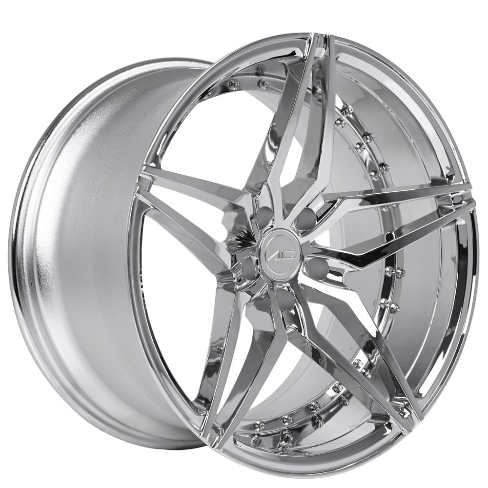 20" STAGGERED AC WHEELS AC01 CHROME EXTREME CONCAVE RIMS (C01) | eBay