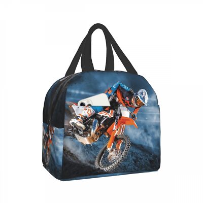 Motorcycle Lunch Box for Kids Dirt-Bike Motocross Insulated Lunch ...