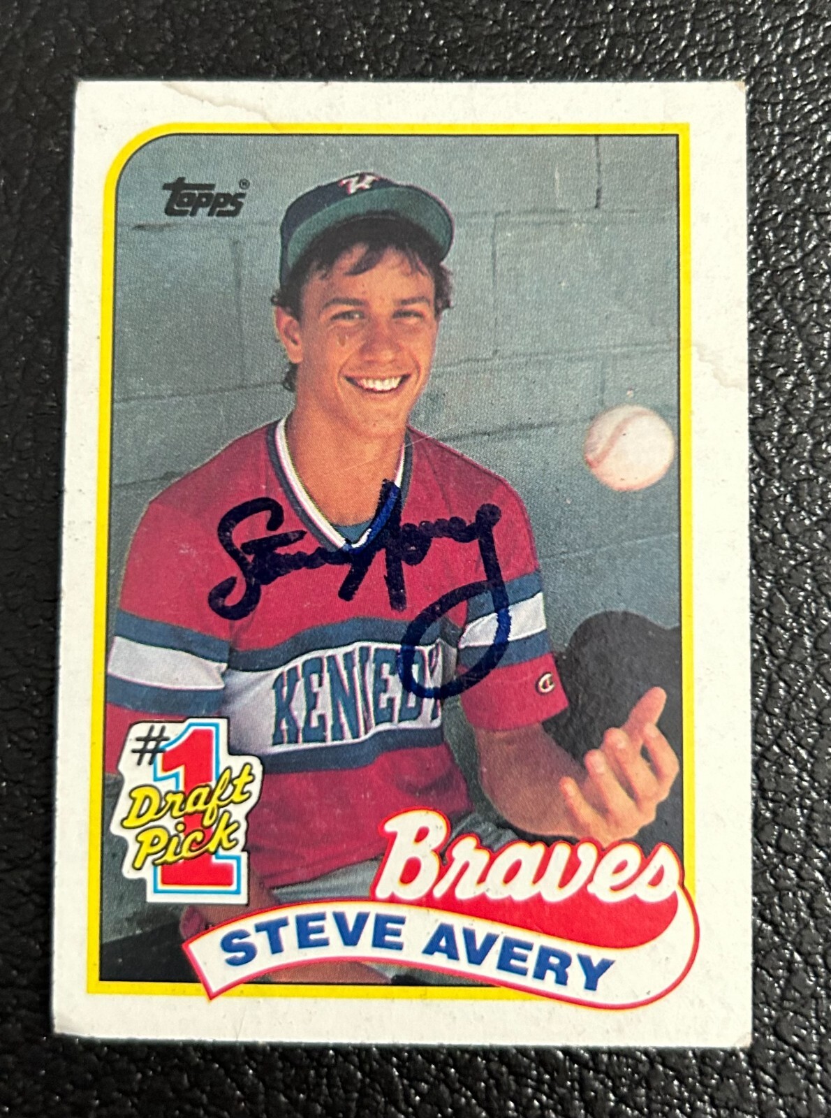 Steve Avery signed autographed 1989 Topps card # 784 Braves | eBay