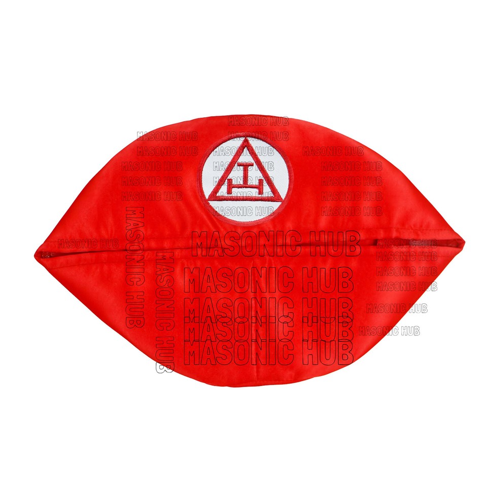 Royal Arch Masons Red Soft Cap with Royal Arch Emblem - Freemason ...