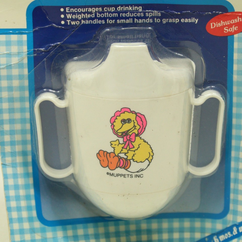 Vintage 1986 Playskool Tommee Tippee Sesame Street BIG BIRD Baby ...