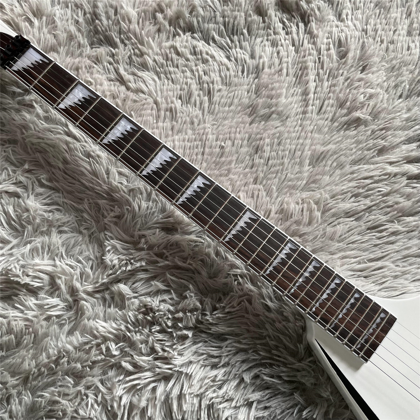 6 String White Alexi Laiho Electric Guitar Active Pickup FR Bridge in ...