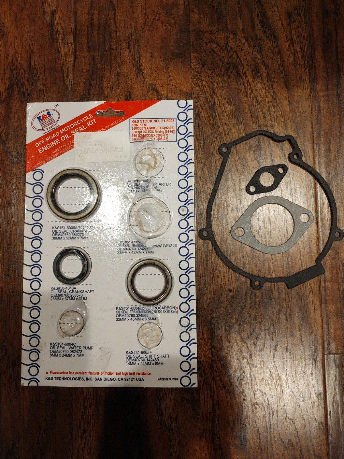 KTM 250SX 1992-03 360SX 1996-97 380SX 1998-02 Gasket Seal Incomplete ...