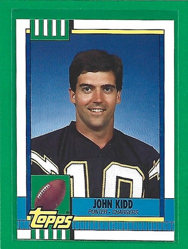 1990 Topps Traded - John Kidd #85T San Diego Chargers | eBay