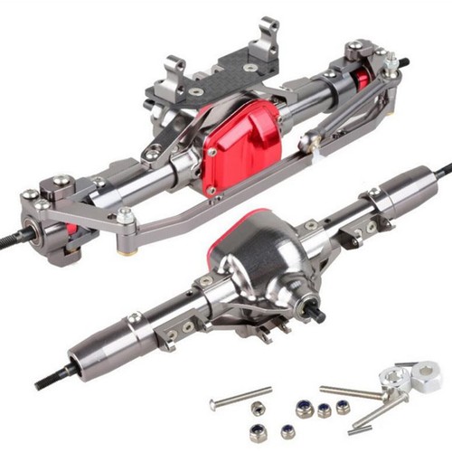Durable Metal CNC Front Rear Axle Assembly Kit for Axial SCX10 1/10 ...